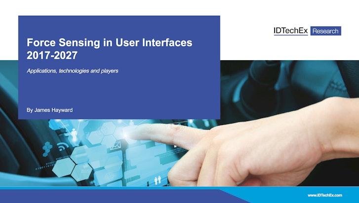 Force Sensing in User Interfaces 2017-2027: IDTechEx