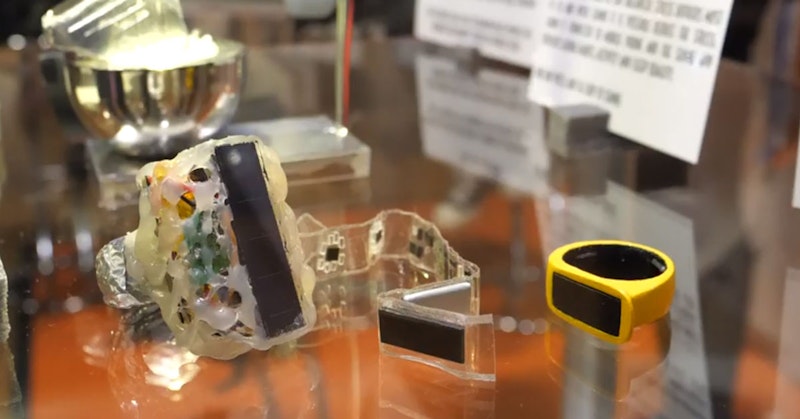 Non-invasive optical sensing ring | Printed Electronics World