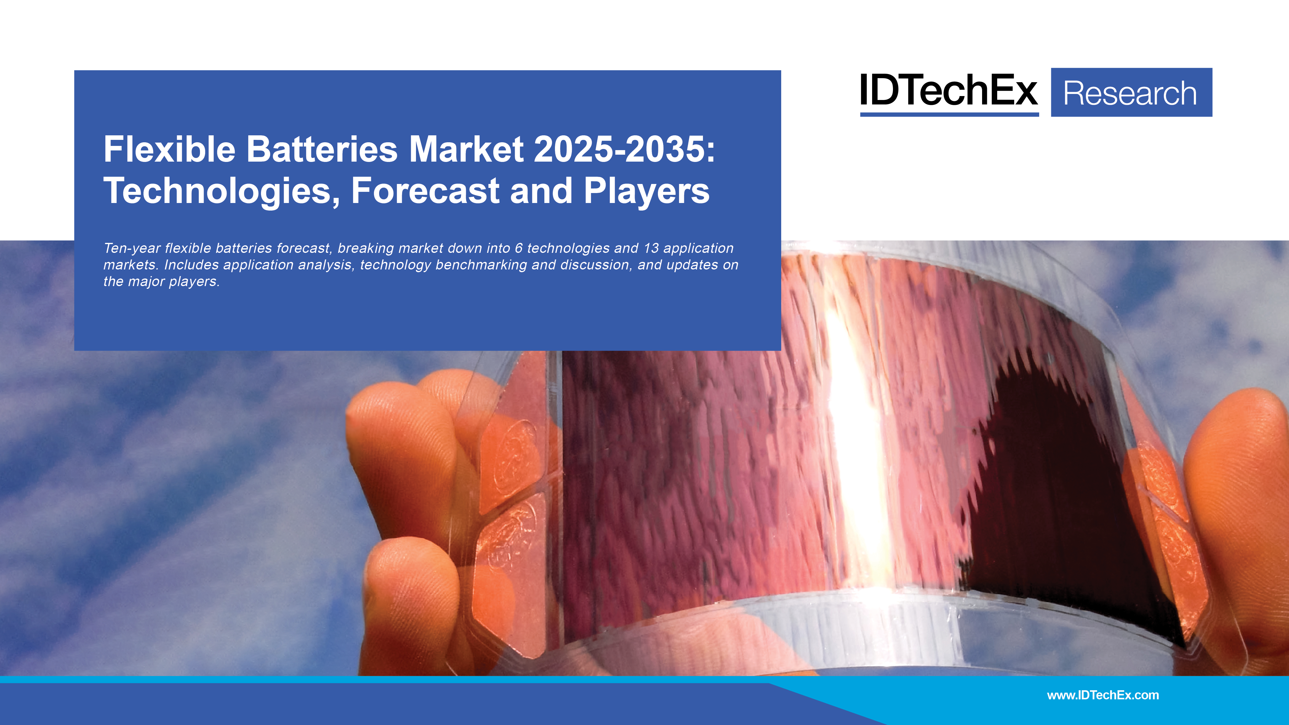 Flexible Batteries Market 2025-2035 | IDTechEx Research Article