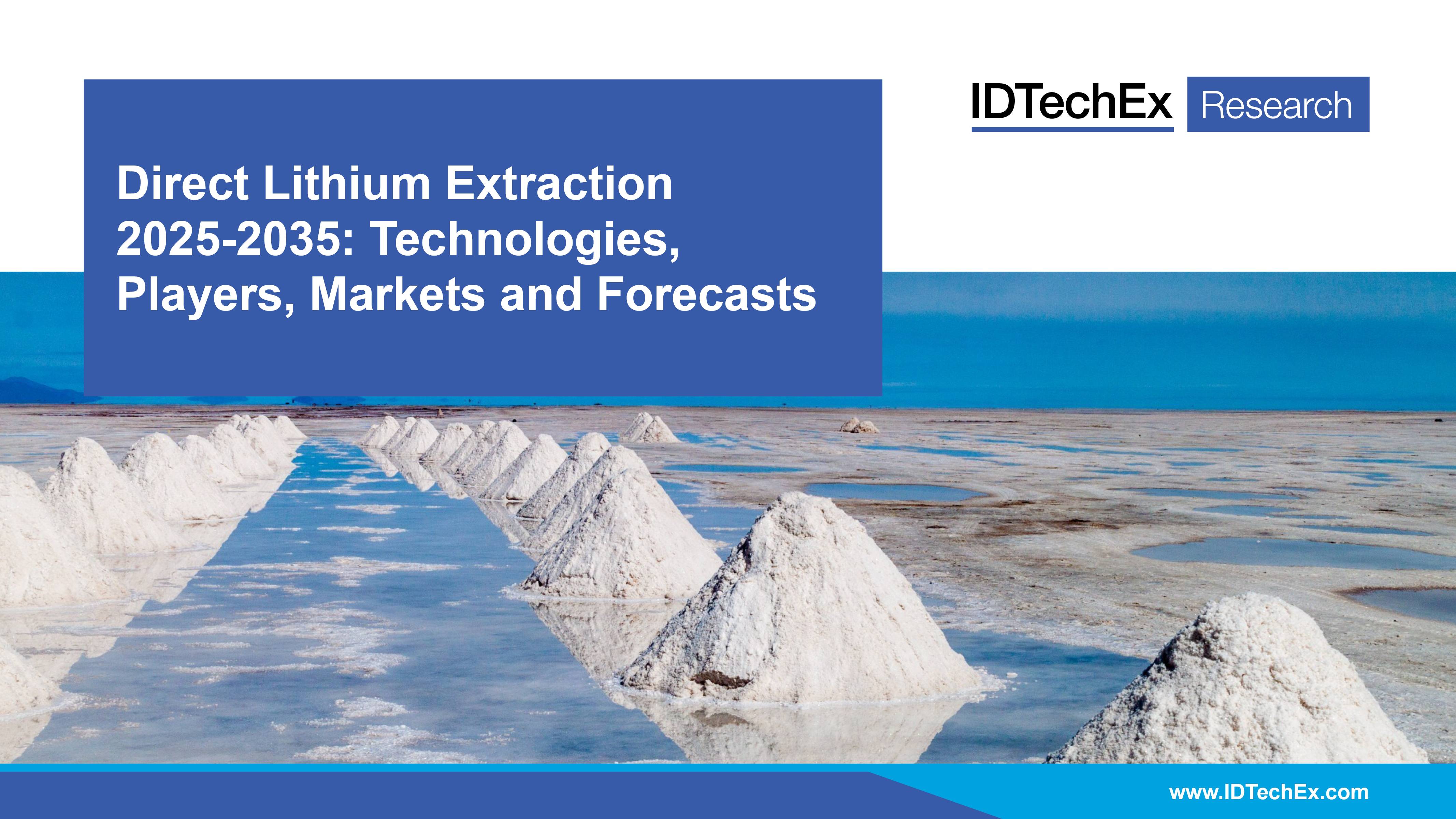 Direct Lithium Extraction 2025-2035: Technologies, Players, Markets and ...